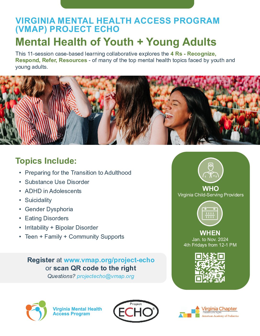 Mental Health of Youth & Young Adults - Virginia Mental Health Access Program | VMAP.org