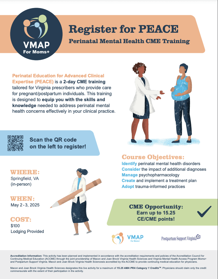 VMAP for Moms+ Provider Training - Virginia Mental Health Access ...